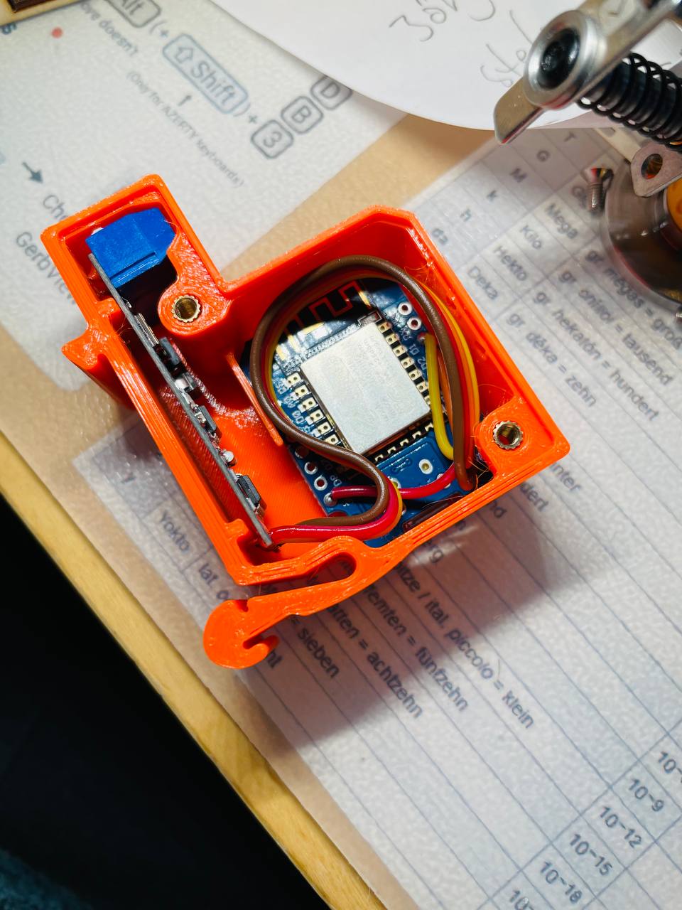 ESP WeMos D1 Mini and RS485 TTL Adapter Mounting Case for DIN Rails ...