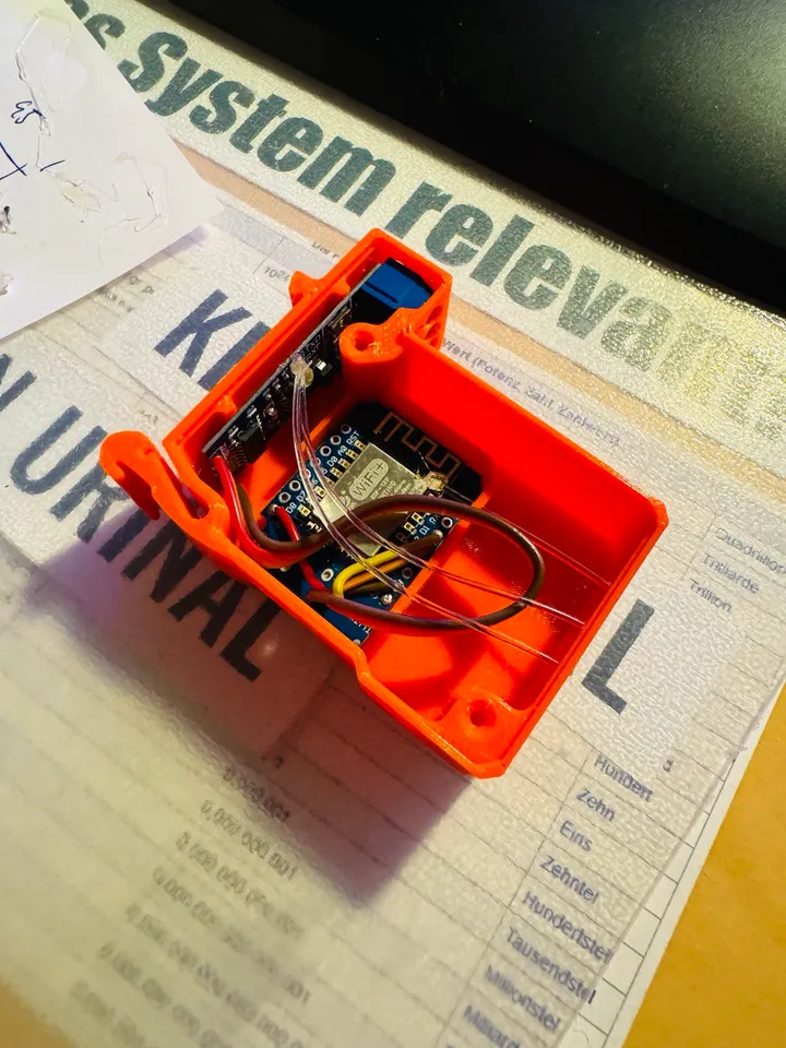 ESP WeMos D1 Mini and RS485 TTL Adapter Mounting Case for DIN Rails ...