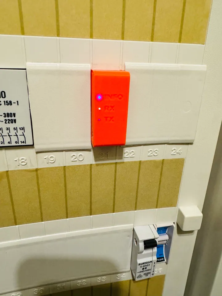 ESP WeMos D1 Mini and RS485 TTL Adapter Mounting Case for DIN Rails ...