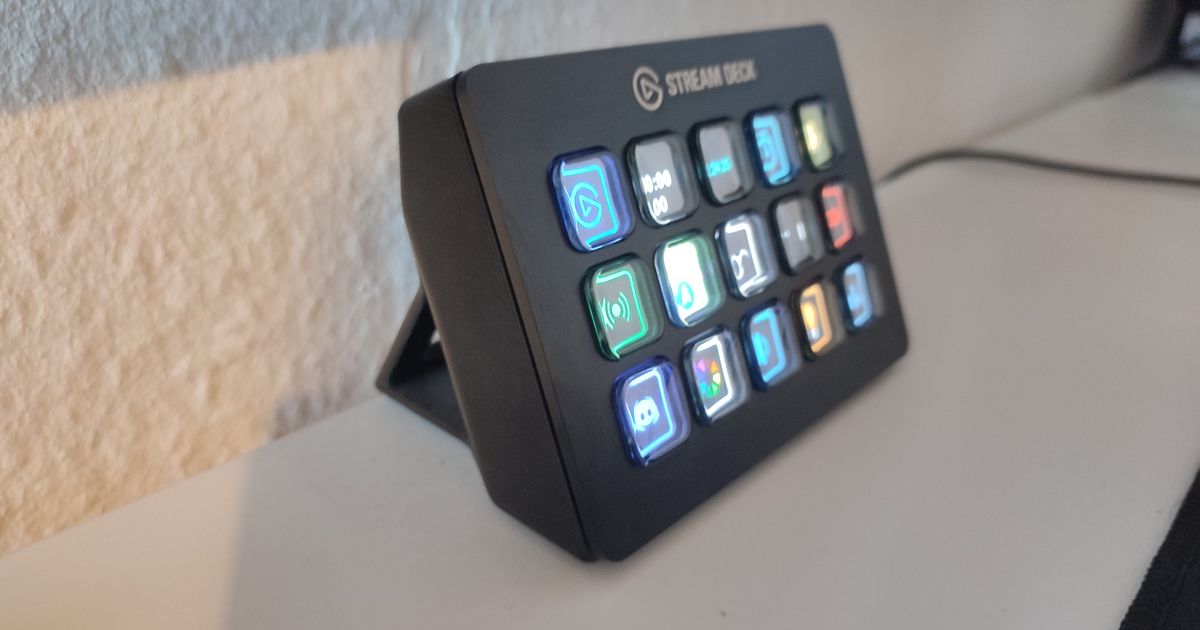 Stream Deck Angled Bracket by Ebolo | Download free STL model ...