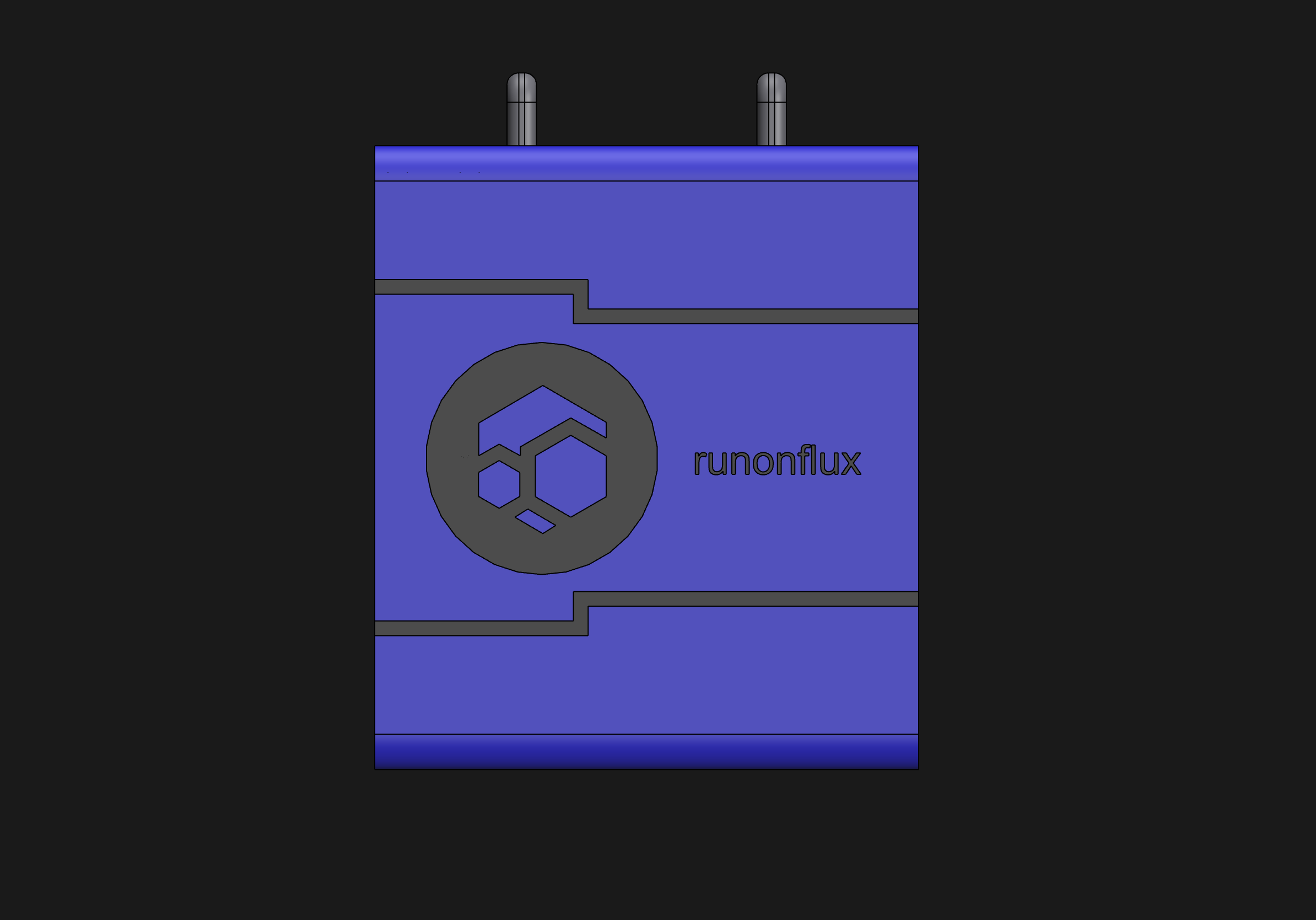 FLUX CUMULUS NODE FULL CASE by Stefano Schito | Download free STL model ...