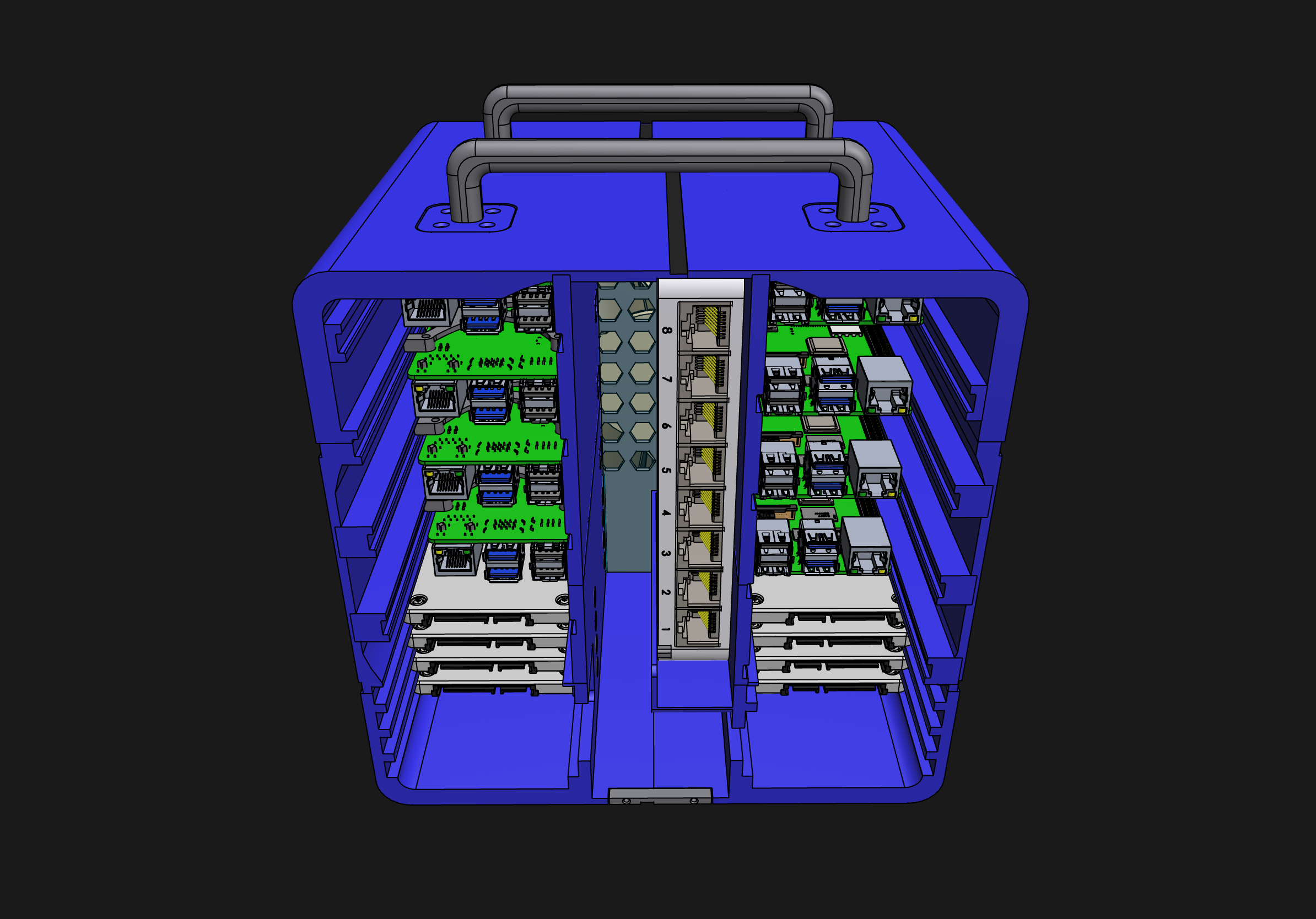 FLUX CUMULUS NODE FULL CASE by Stefano Schito | Download free STL model ...