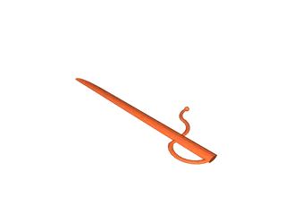 pirate sword by TAPSSebas | Download free STL model | Printables.com
