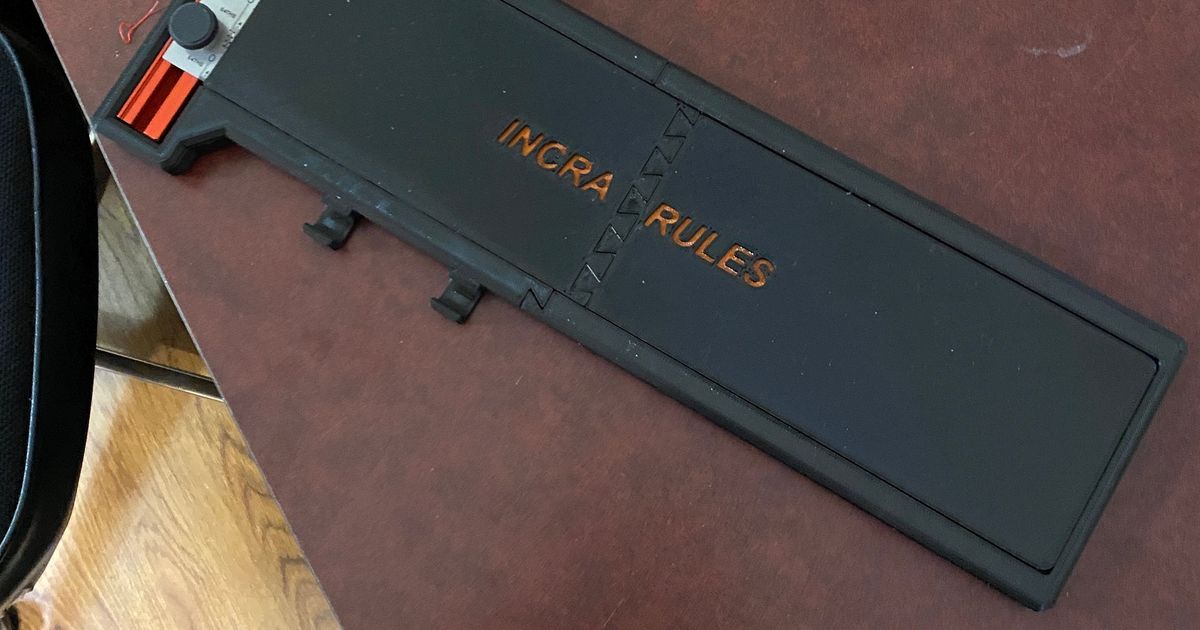 INCRA precision marking rule 12" SAE-imperial version by Asus1357 ...