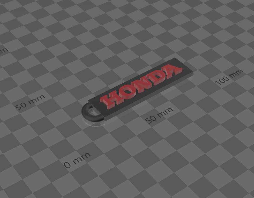 Honda Keychain by Jesse | Download free STL model | Printables.com
