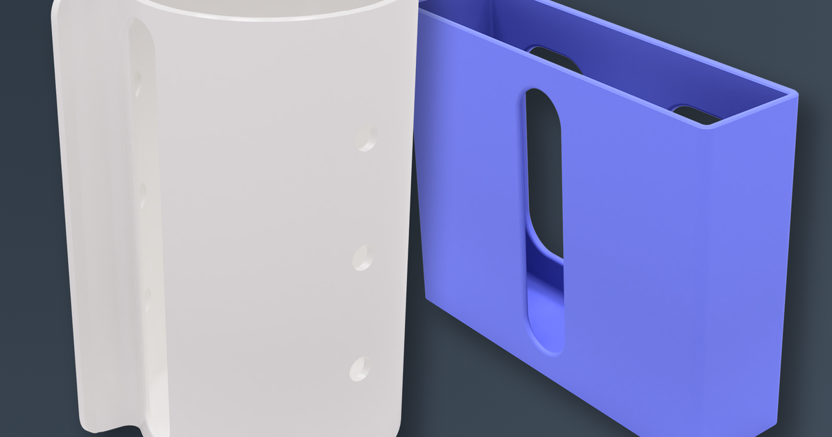 Recycle and Trash Bag Dispenser by samwiseg0 | Download free STL model ...