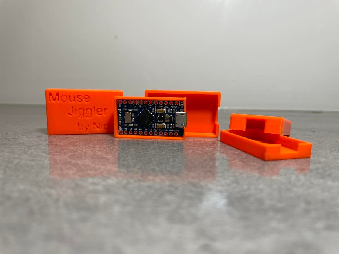 Compact case for Arduino Pro Micro (Mouse Jiggler/Mover) by Nicek | Download free STL model ...
