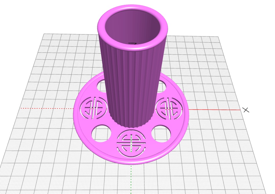 Chopstick Holder/Rest storage pillar by 3dcad | Download free STL model ...