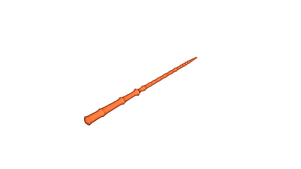 Ringed Wand from Hogwarts Legacy by DOTWAVE | Download free STL model ...