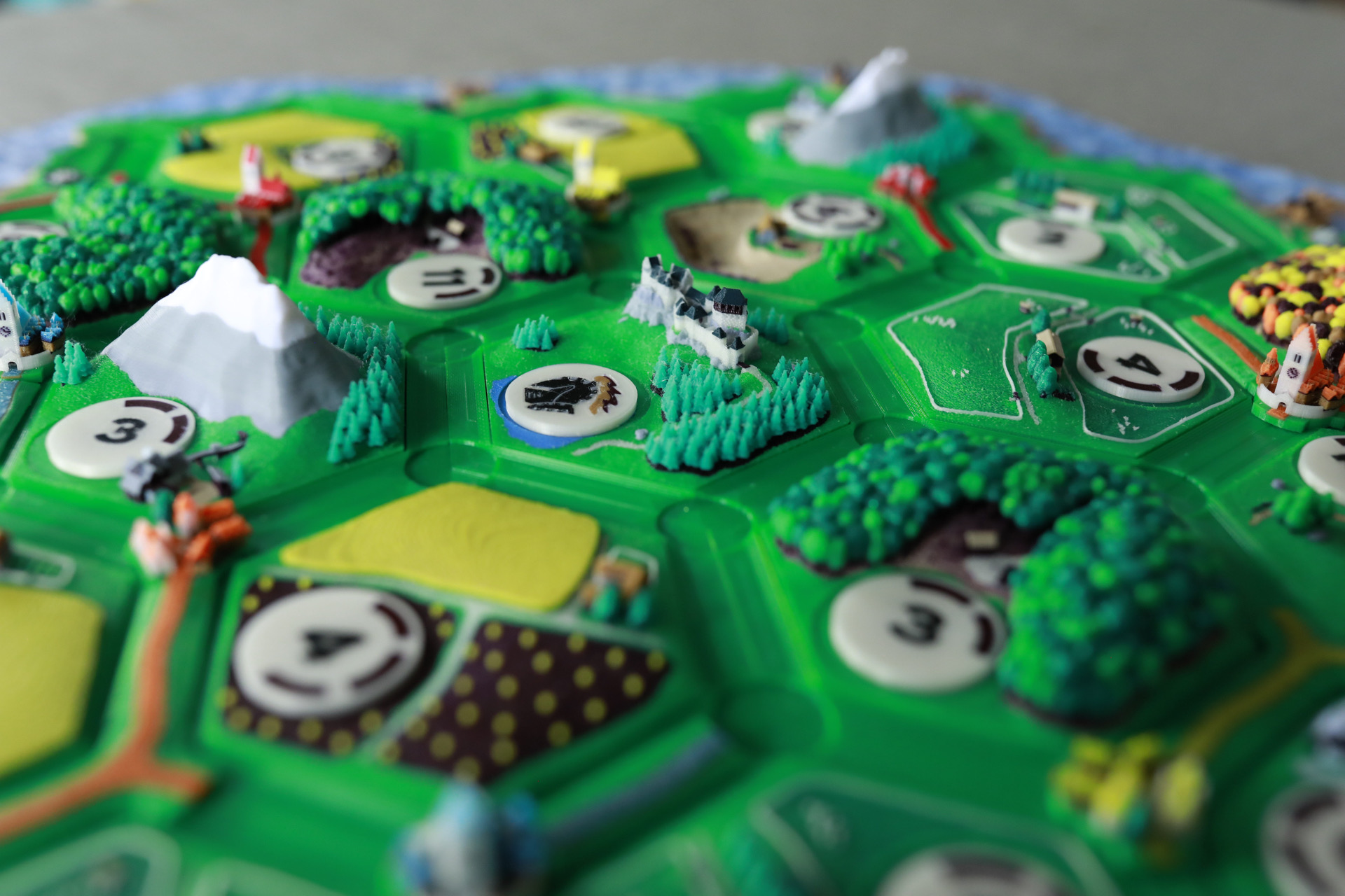 Variant of Thejiral's Catan - base game 3D (high resolution MMU) by ...