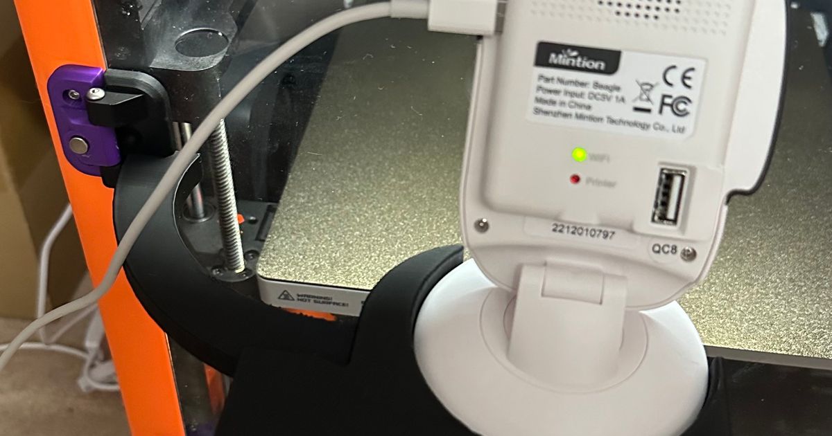 Beagle camera mount / holder for ARC enclosure P1P Bambulabs by ...