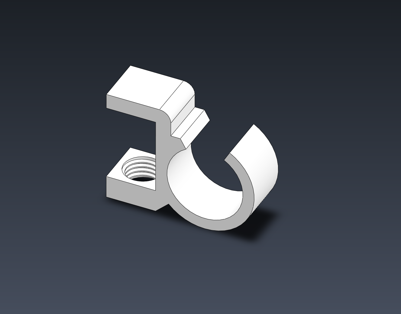 Desk cable management clips by mladendeni | Download free STL model ...