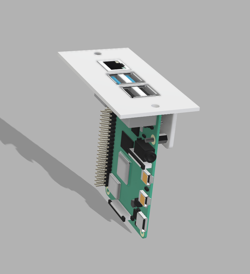 Raspberry Pi 4 DAP 19 inch mount by schinivision | Download free STL ...