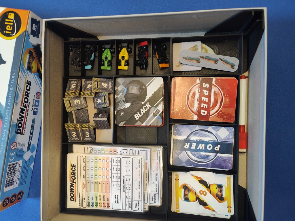 Downforce + 2 expensions Insert / Organizer Board Game by EpicCowMaster ...