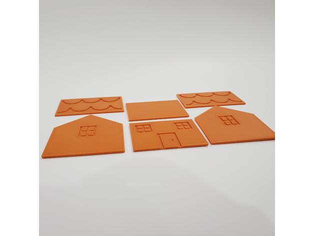 Gingerbread Village by Samwell | Download free STL model | Printables.com