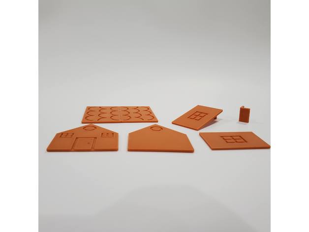 Gingerbread Village by Samwell | Download free STL model | Printables.com