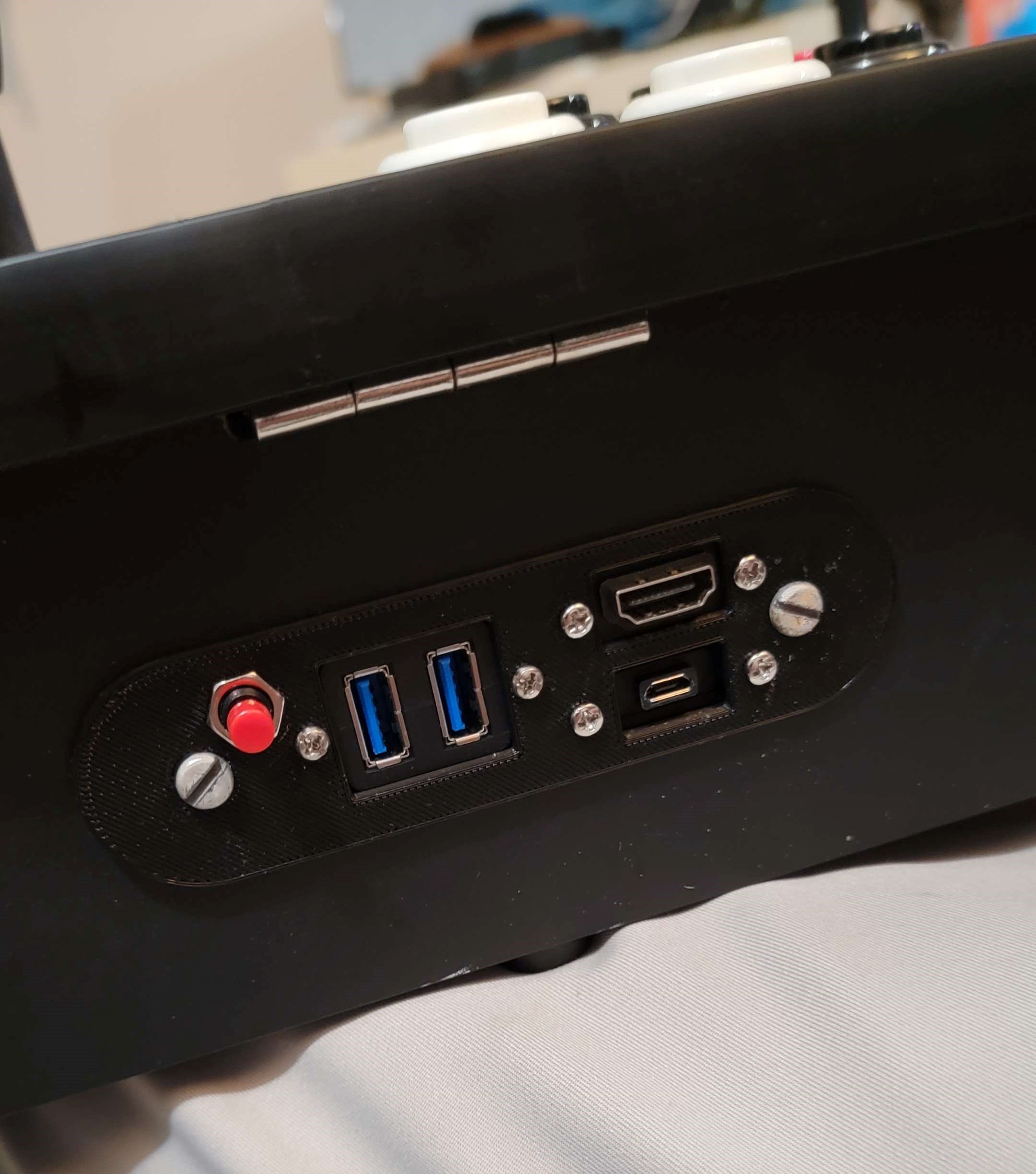 Atari Arcade Joystick Port Plate by RocketSquid | Download free STL ...