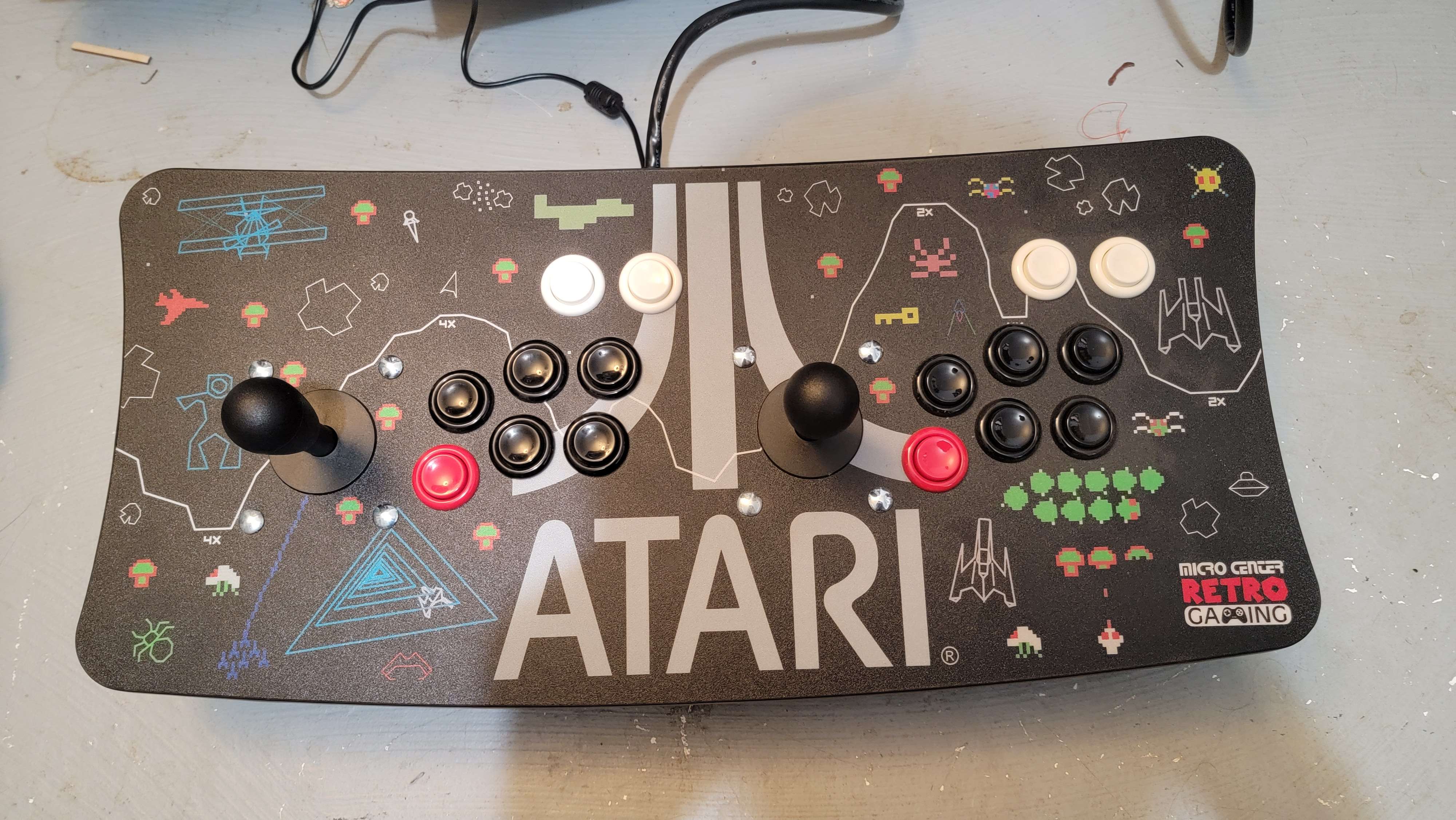 Atari Arcade Joystick Port Plate by RocketSquid | Download free STL ...