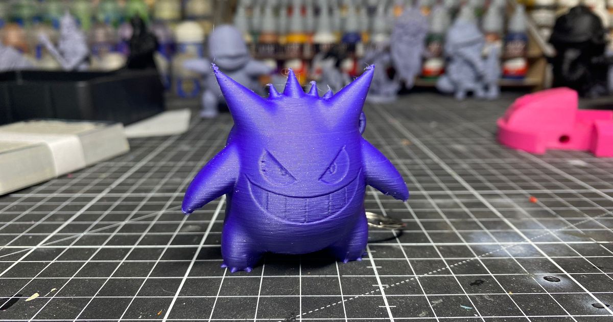 Gengar Keychain por Nazukao | Descargar modelo STL gratuito ...