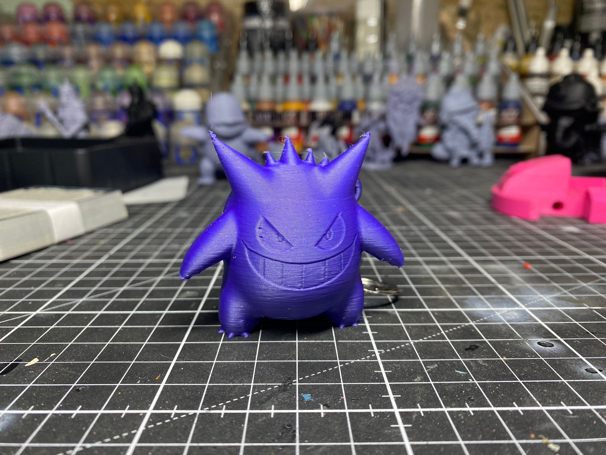 Gengar Keychain by Nazukao | Download free STL model | Printables.com