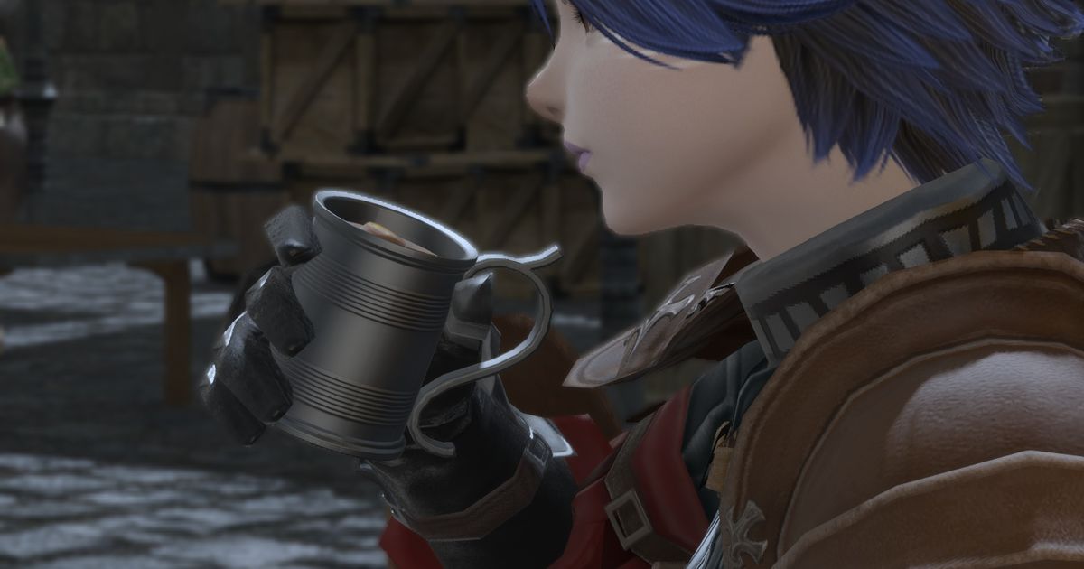 FFXIV High Quality Eorzean Mug: Final Fantasy XIV pewter mug which you ...