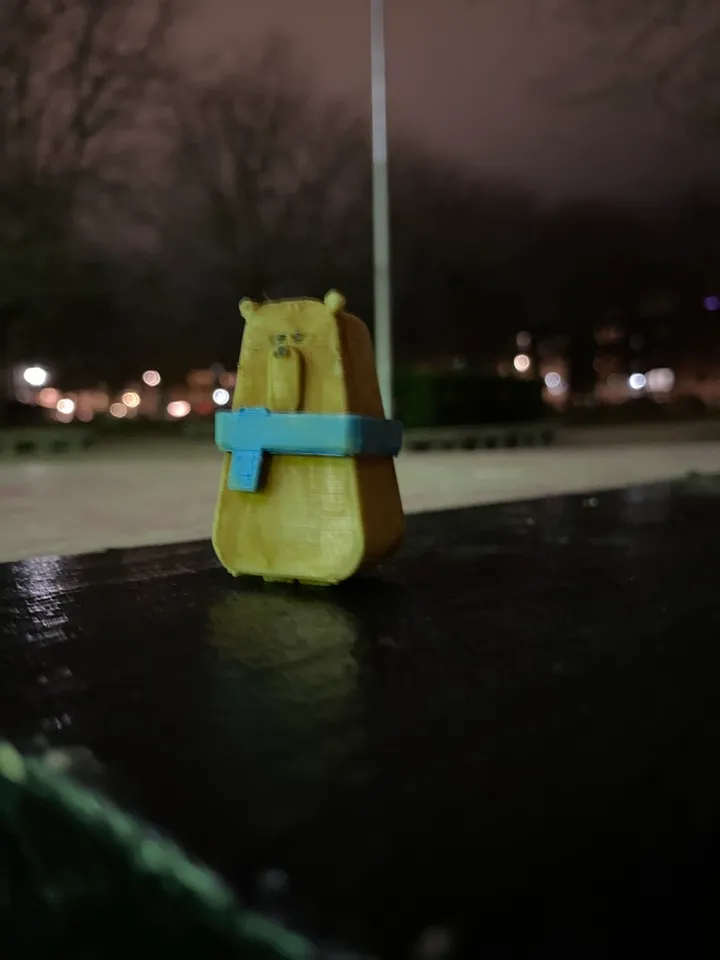 Falstaff, the bear from Duolingo by MylesAndMore | Download free STL ...