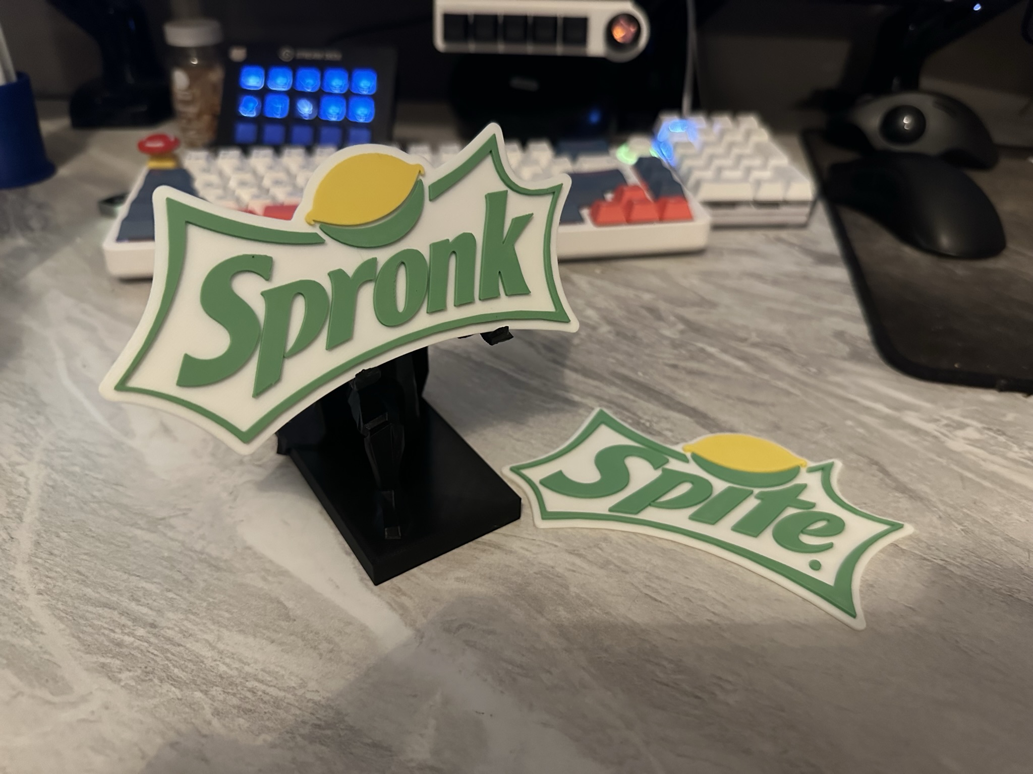 Spronk Logo (Not Sprite) by markury | Download free STL model ...