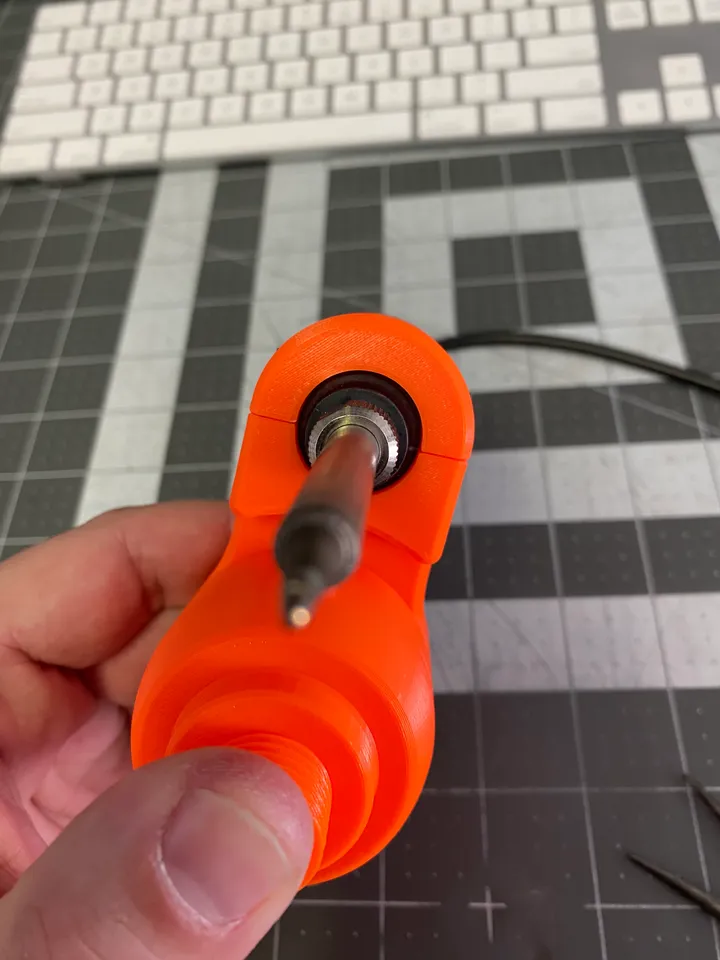 Heat Set Insert Press (Hakko FX888 & Dremel Workstation 220) by APuckNut | Download free STL ...