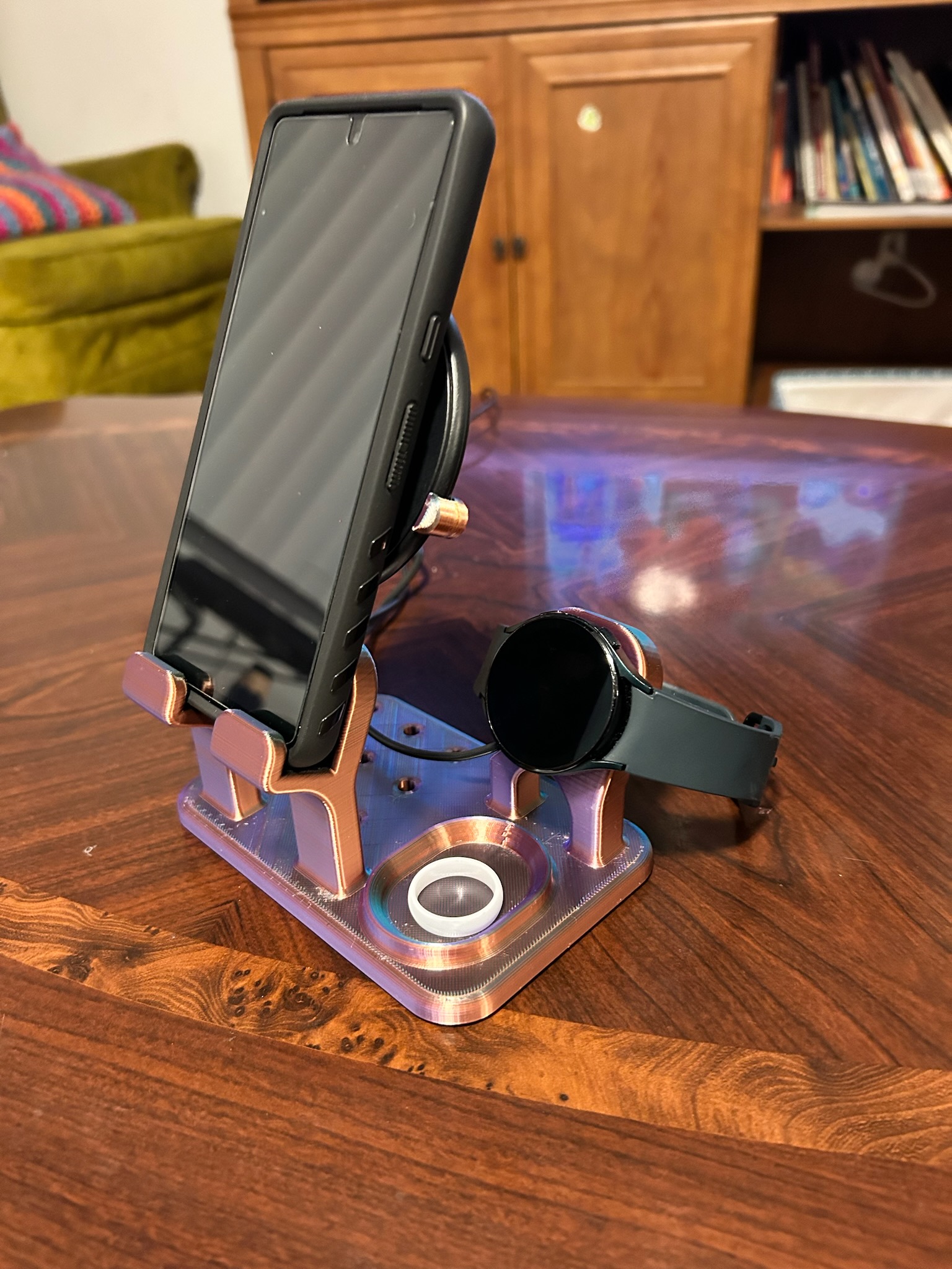 Semi Modular Phone & Watch Stand by Voxel Poxel | Download free STL ...