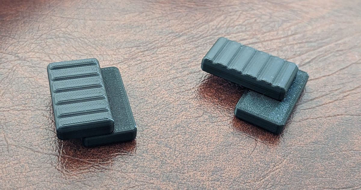 Magnetic slider fidget with 3x3mm magnets by Brix | Download free STL ...