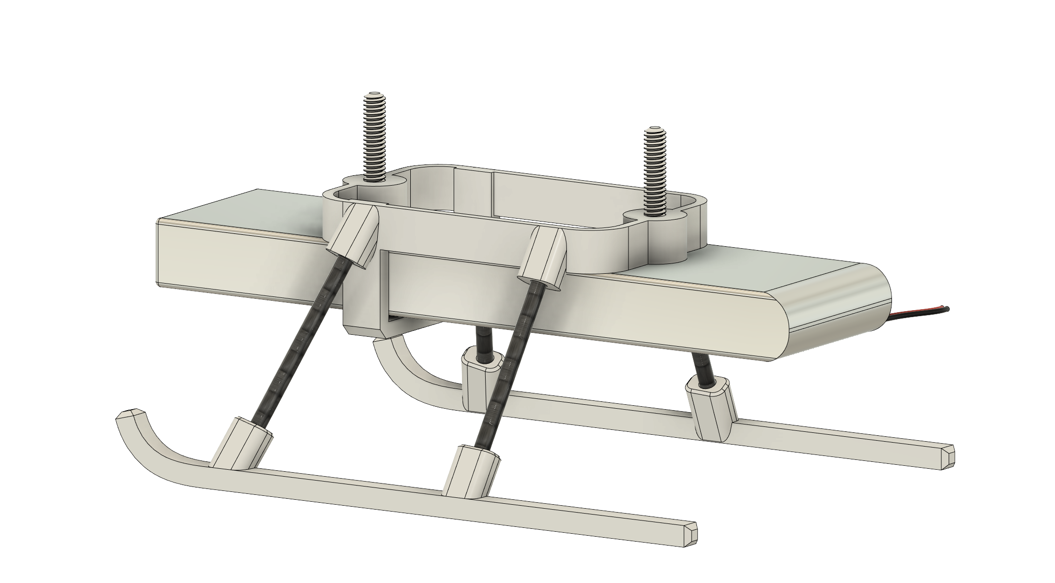 RC Heli Blade V2 mCPx Landing gear by NikosSprocket | Download free STL ...
