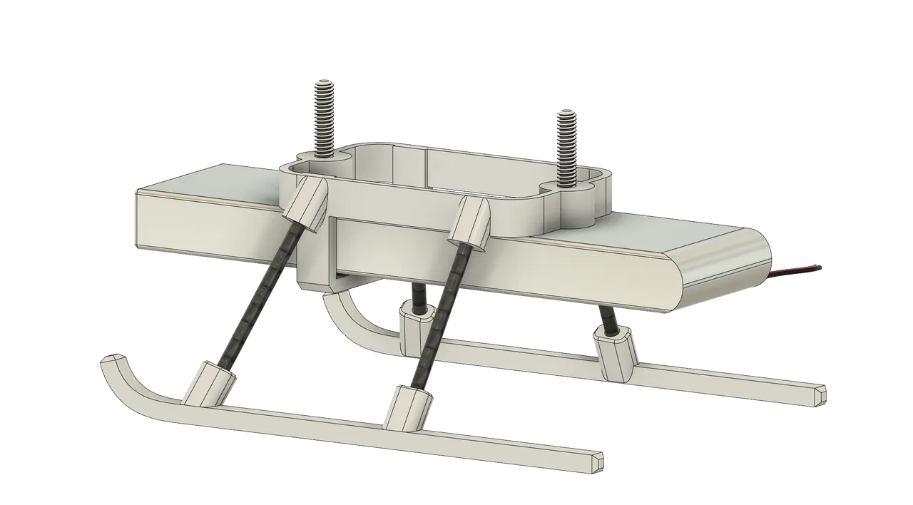 RC Heli Blade V2 mCPx Landing gear by NikosSprocket | Download free STL ...