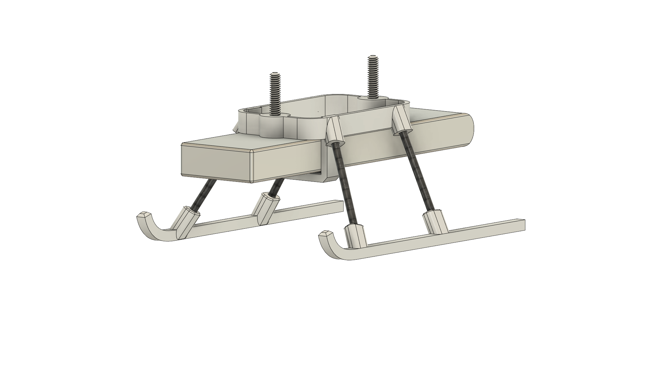 RC Heli Blade V2 mCPx Landing gear by NikosSprocket | Download free STL ...