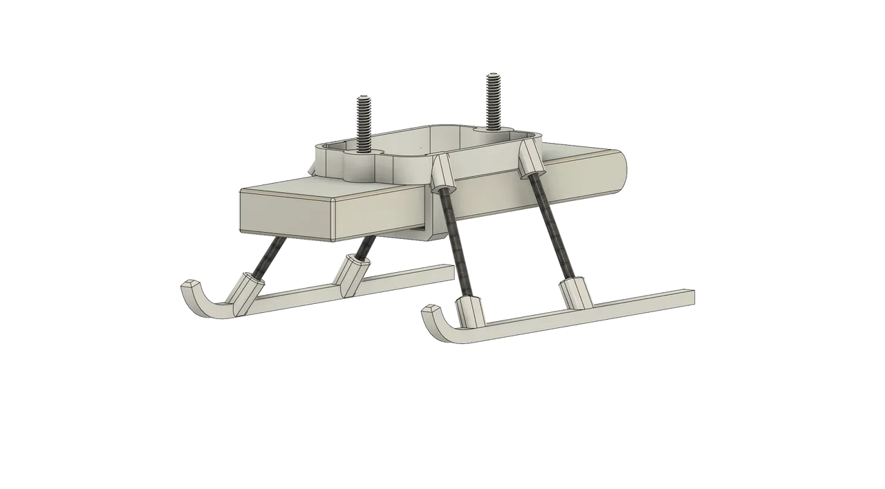 RC Heli Blade V2 mCPx Landing gear by NikosSprocket | Download free STL ...