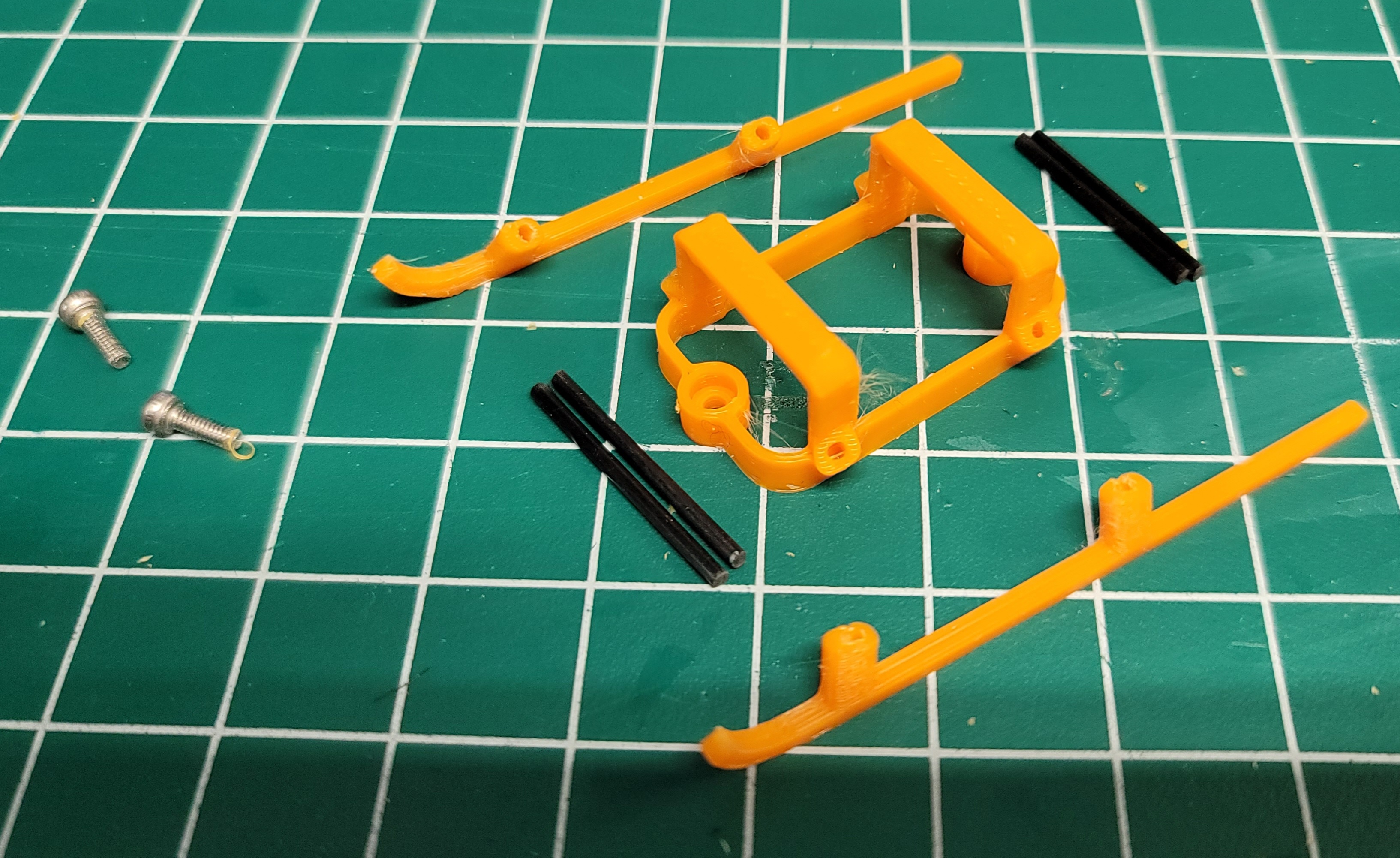 RC Heli Blade V2 mCPx Landing gear by NikosSprocket | Download free STL ...