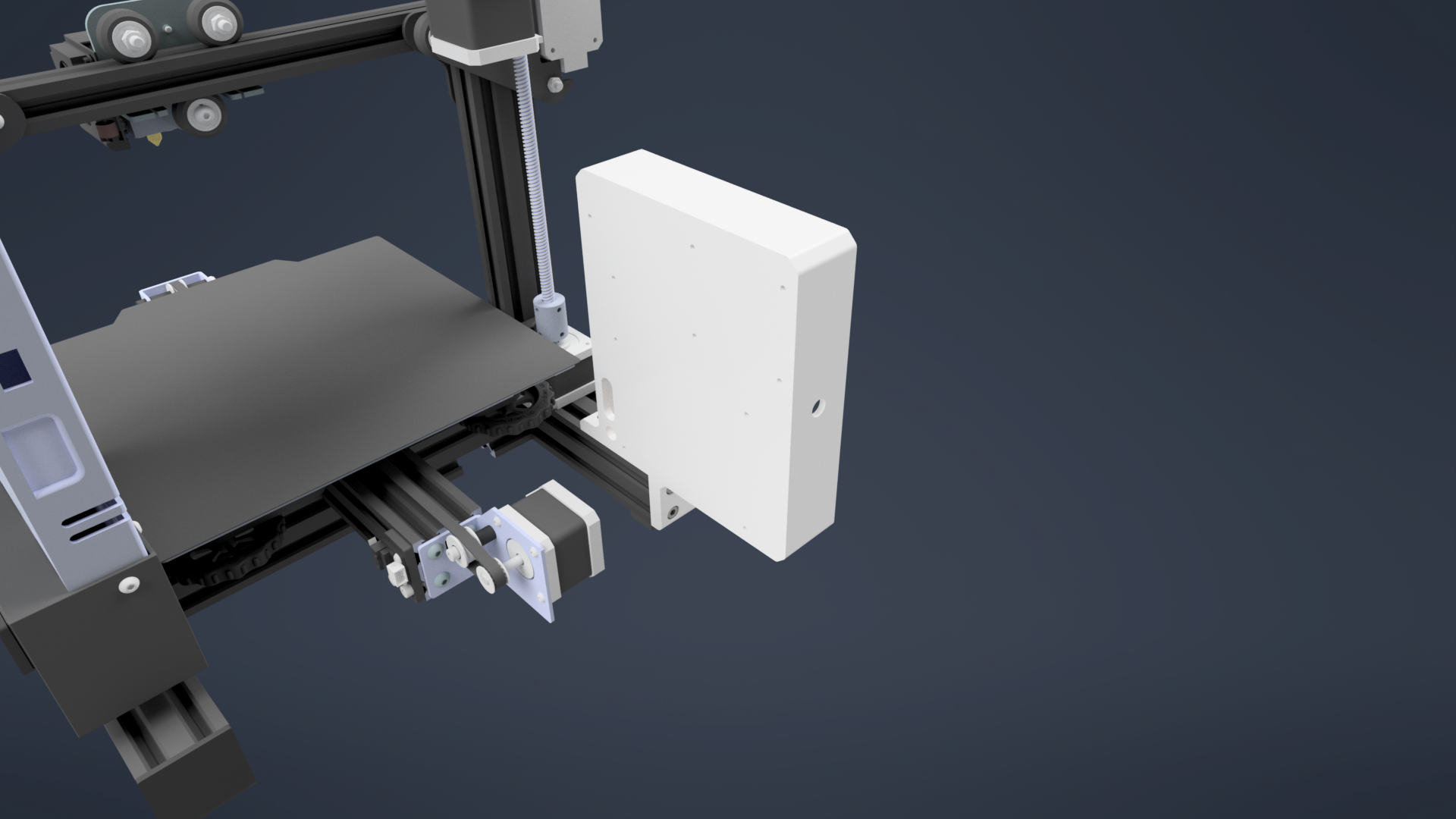 Ender 3 Side Mounted Electronics Box by SourceTraxx | Download free STL ...