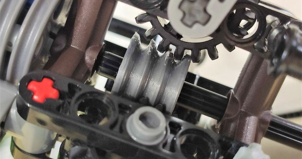 Lego Technic Special Part - Slit Gear 4T for slider and rotate by ...