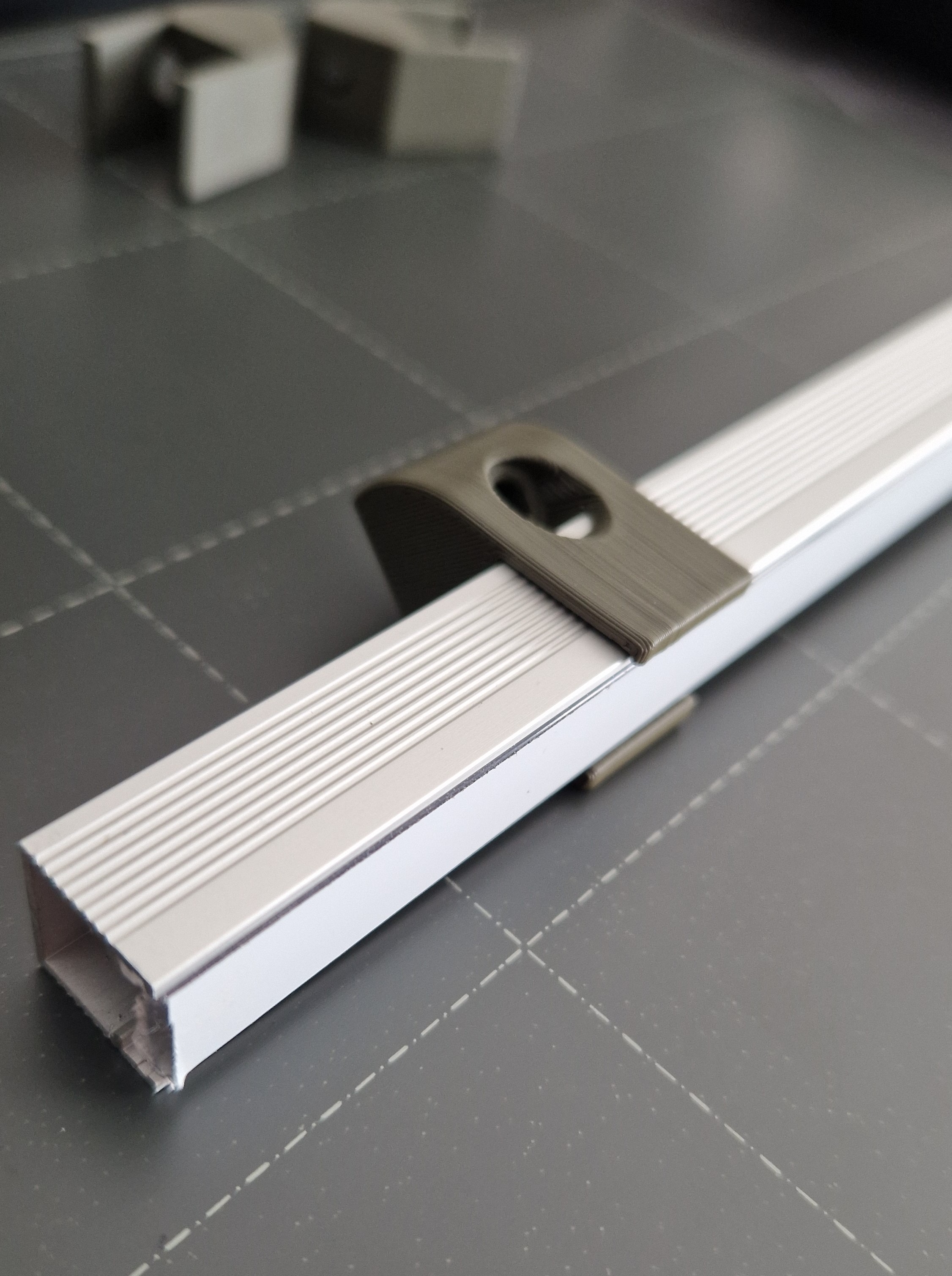 45° LED bar mount for 2020 profiles by LeBac | Download free STL model ...
