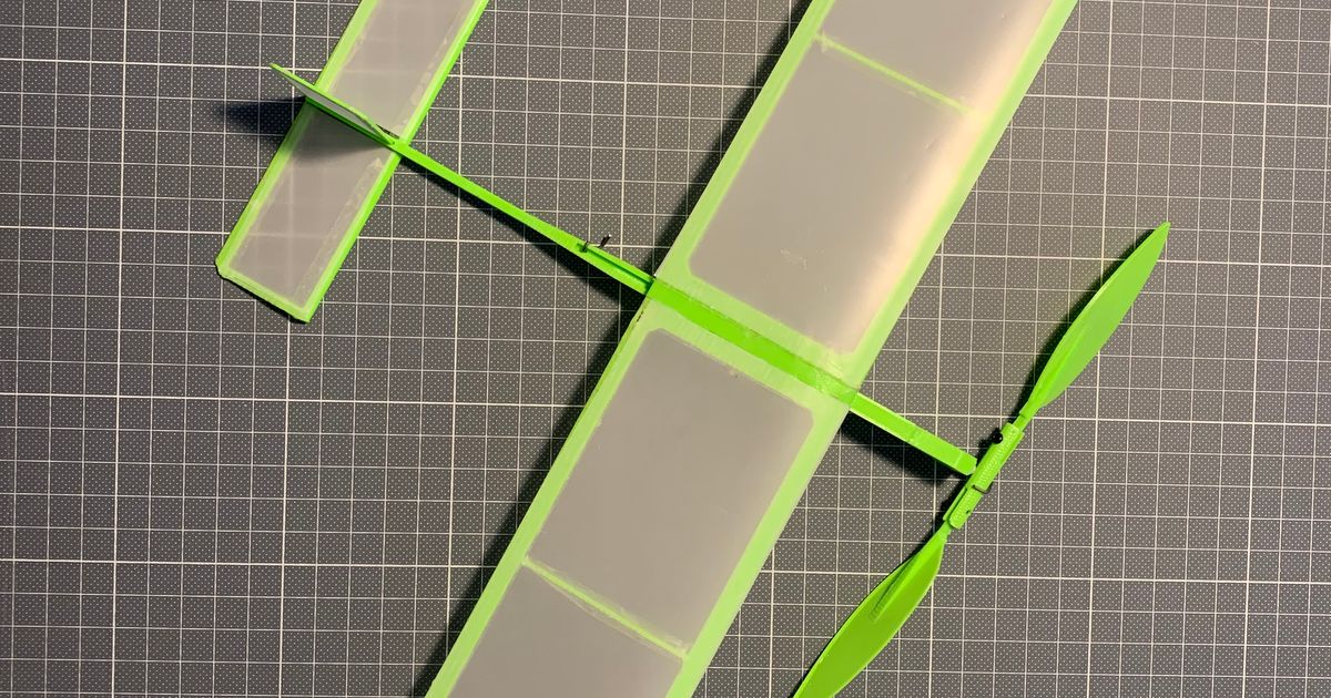 Indoor Flight Model by BRIM | Download free STL model | Printables.com