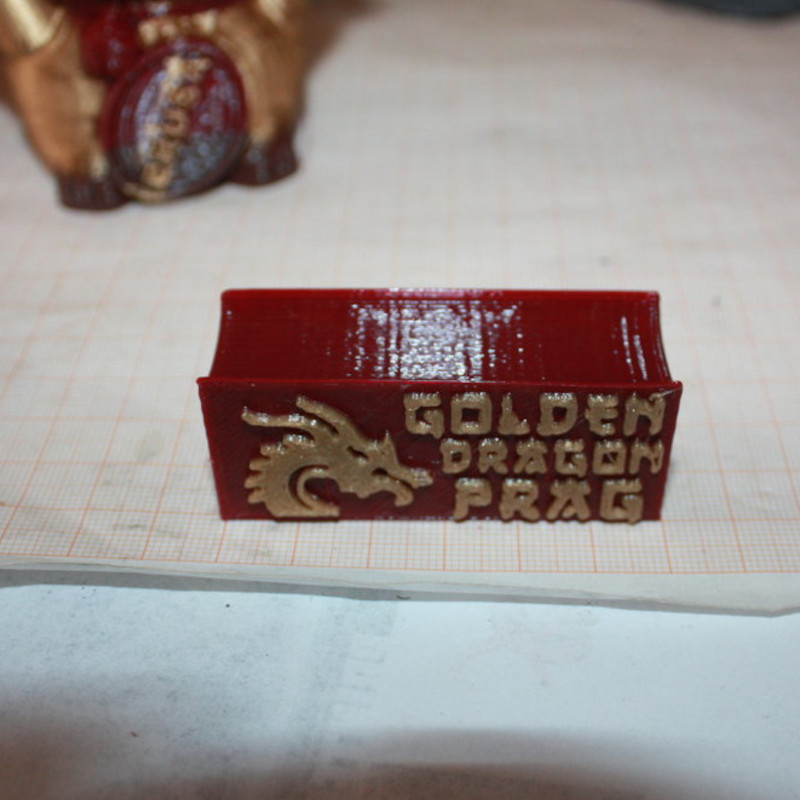 Golden dragon Chopstickkolder by Magig_I3Prusa | Download free STL ...