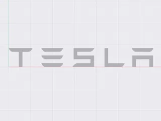 Tesla Simple Logo by ToxicMaxi | Download free STL model | Printables.com
