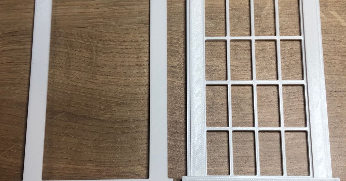 Window for dollhouse by fotonoska | Download free STL model ...