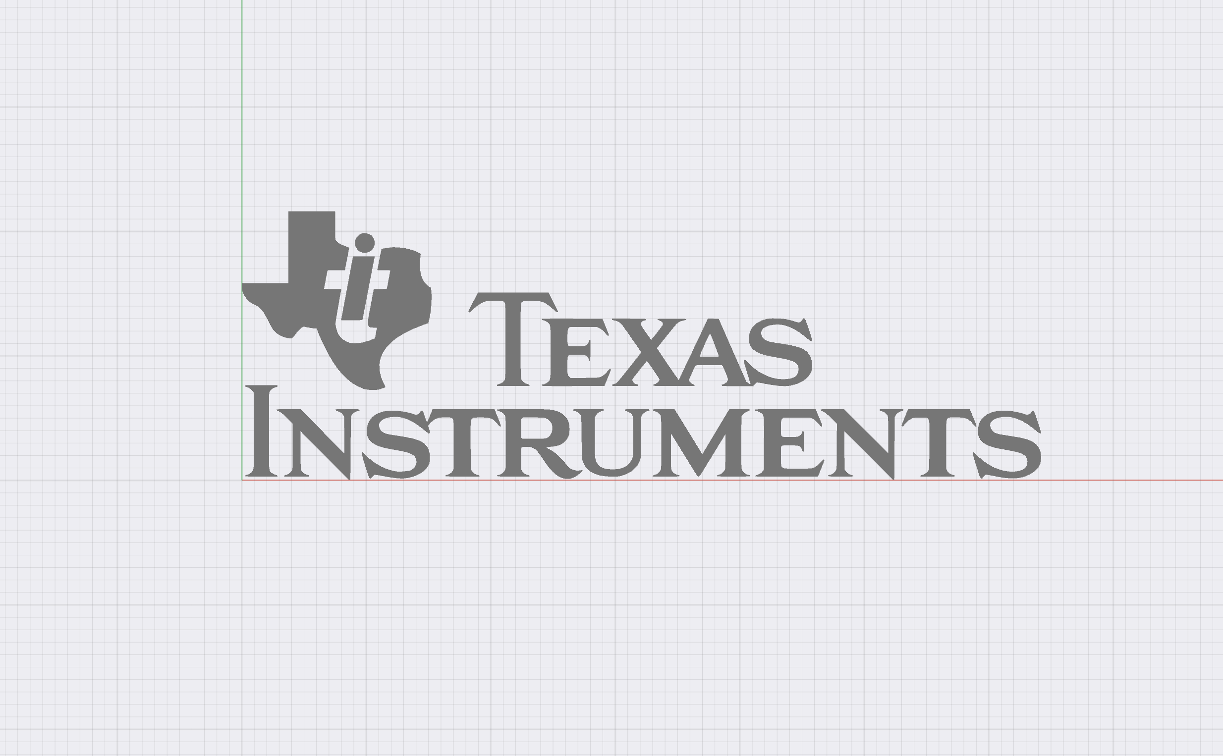 Texas Instruments Logo By Toxicmaxi Download Free Stl Model