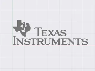 Texas Instruments Logo by ToxicMaxi | Download free STL model ...