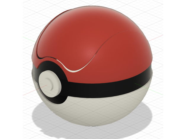 Pokemon mini trash bin Pokeball by Pontifex Maximus | Download free STL ...