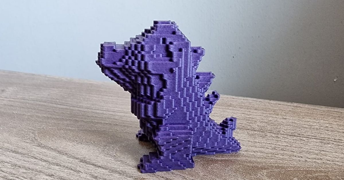 Blocky Totodile by Utku | Download free STL model | Printables.com