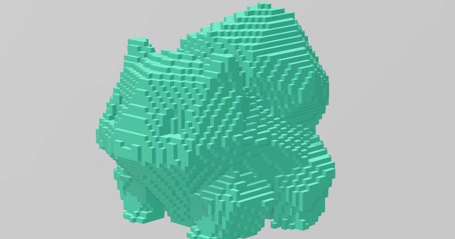 Blocky Bulbasaur by Utku | Download free STL model | Printables.com