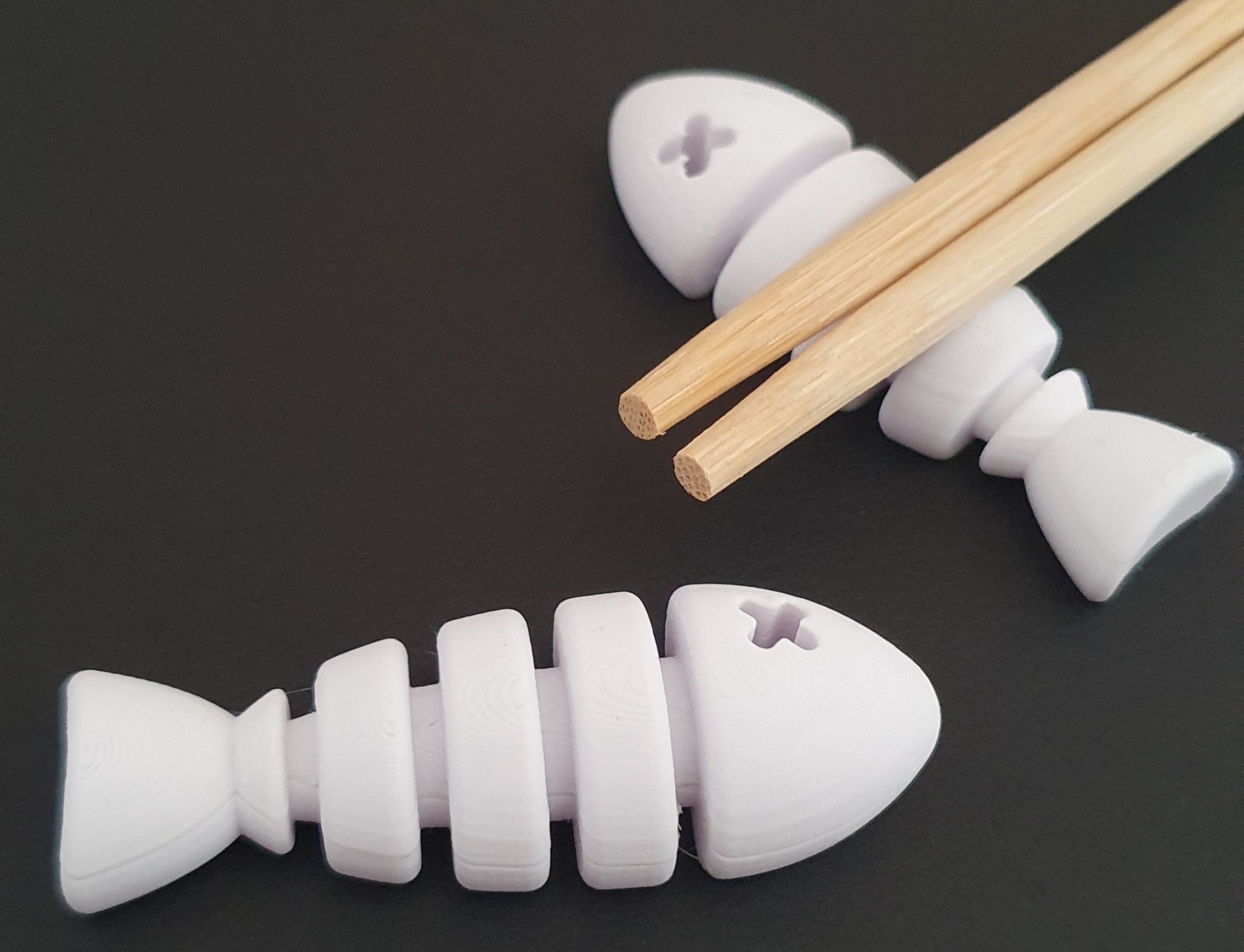 Fish Chopstick Holder by jajaum3d | Download free STL model ...