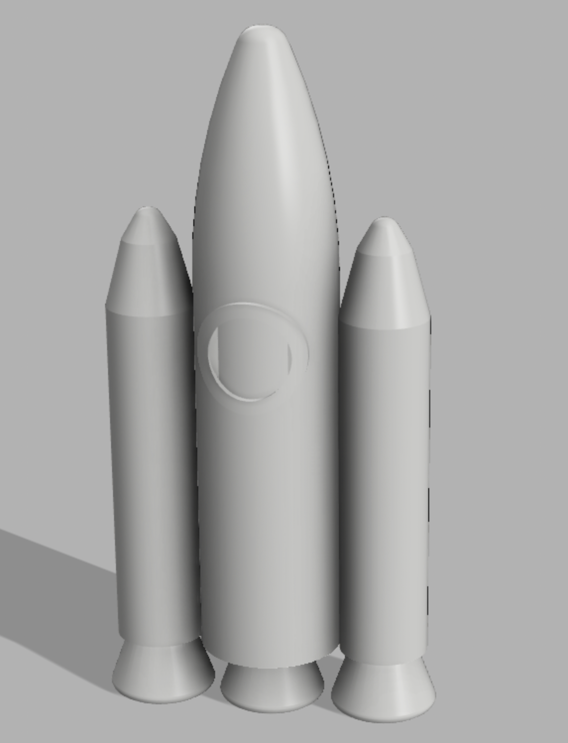 Rocket with boosters by Kyros | Download free STL model | Printables.com