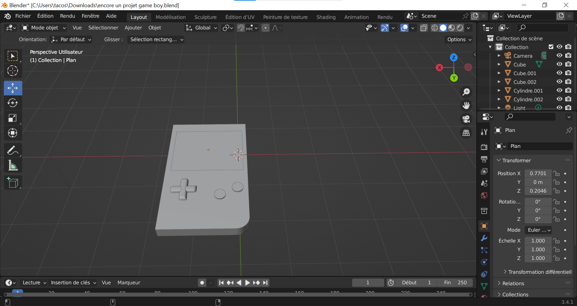 game boy by tacosds | Download free STL model | Printables.com